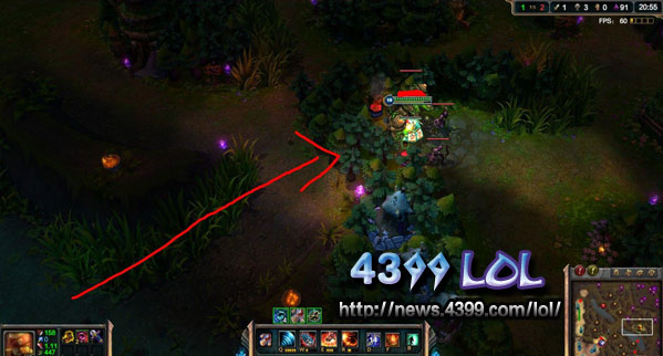 LOL成功率90%的绕眼GANK攻略_4399LOL英雄联盟
