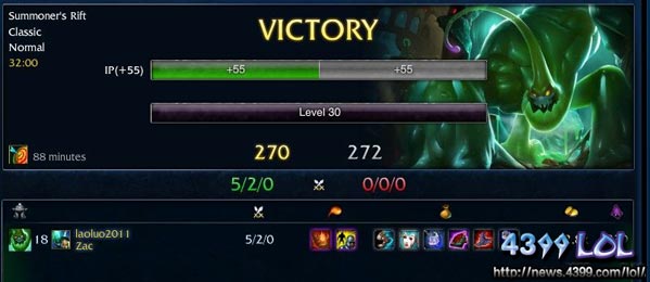 LOL生化魔人出装 扎克出装_4399LOL英雄联盟